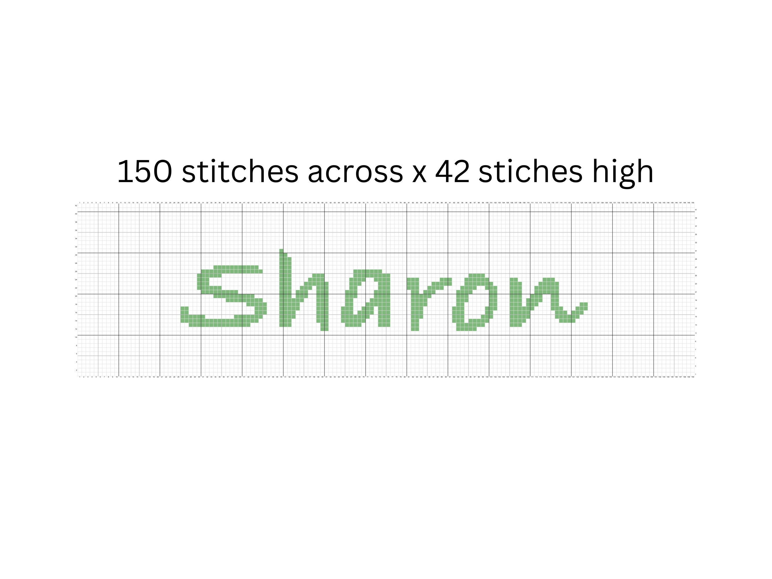 Crochet Name Gaphghan,single Crochet,name Blanket,personlized Name ...