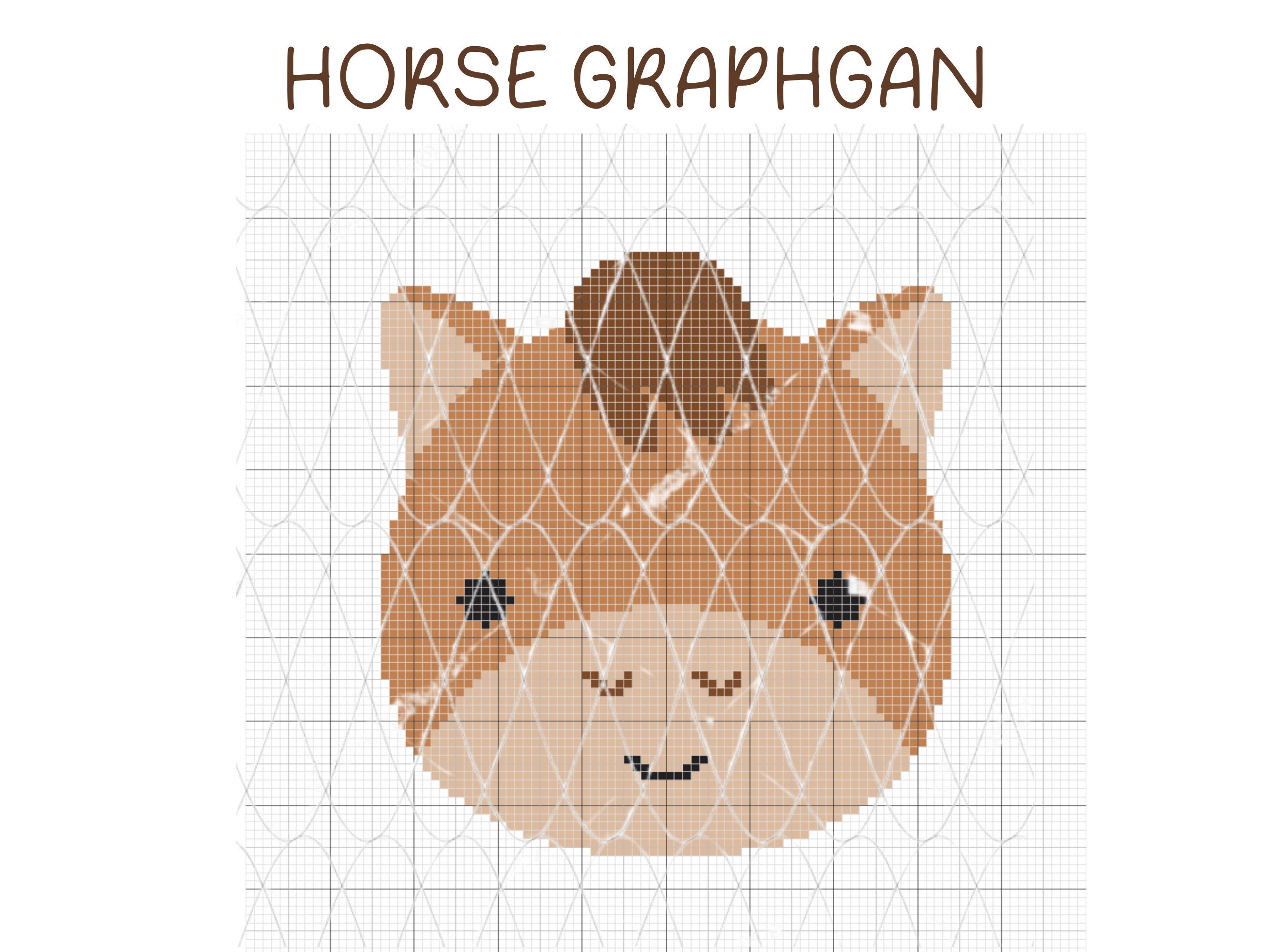 Crochet Horse Graph,crochet Gaphghan,single Crochet,afghan Pattern - Etsy