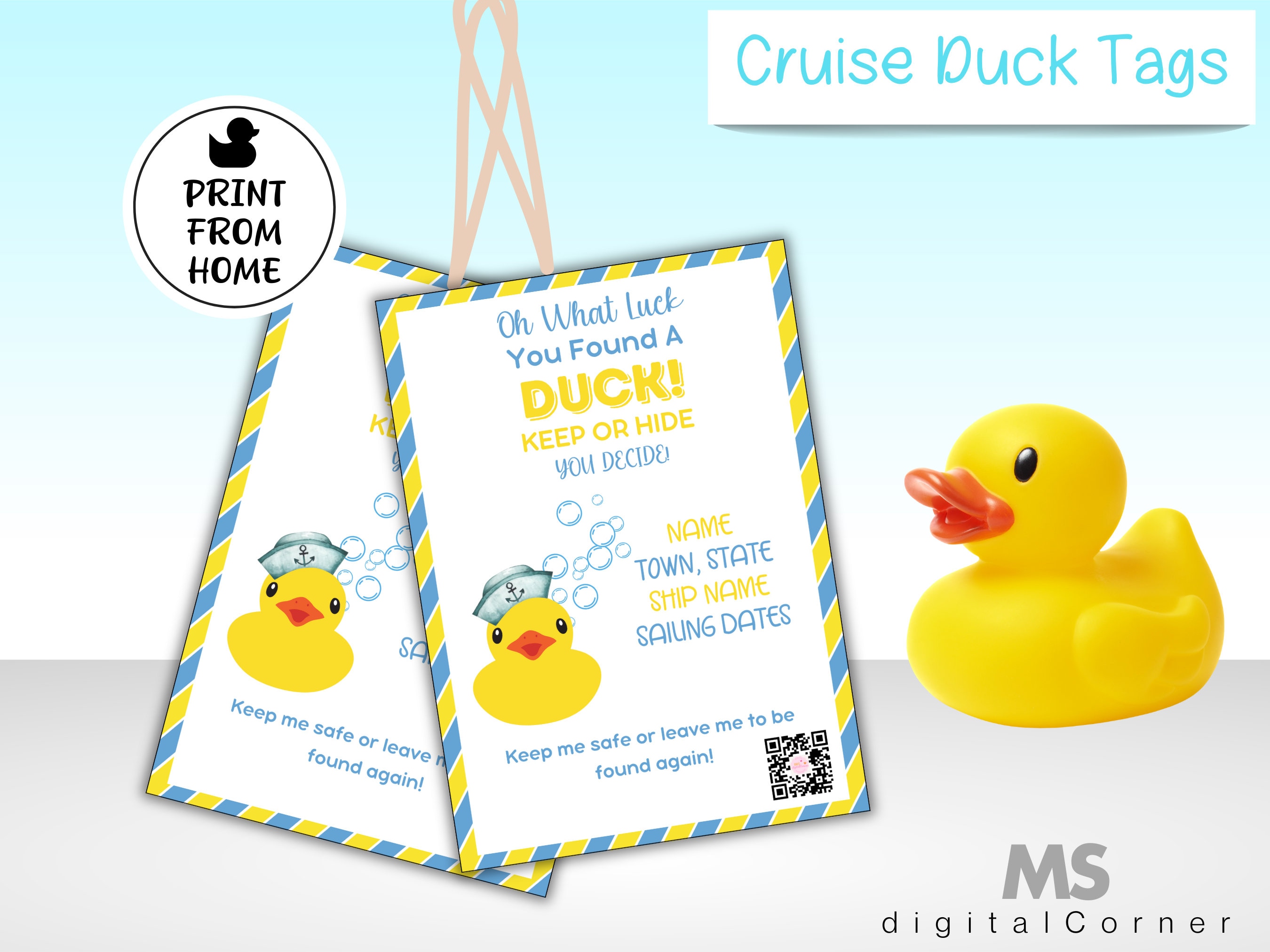 Cruise Duck Tags,custom Cruise Duck Tags,tags Personalized,cruise Ship ...