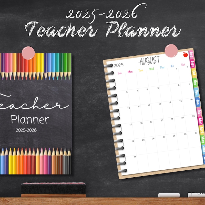 Teacher Plan 2025 2026 - Etsy