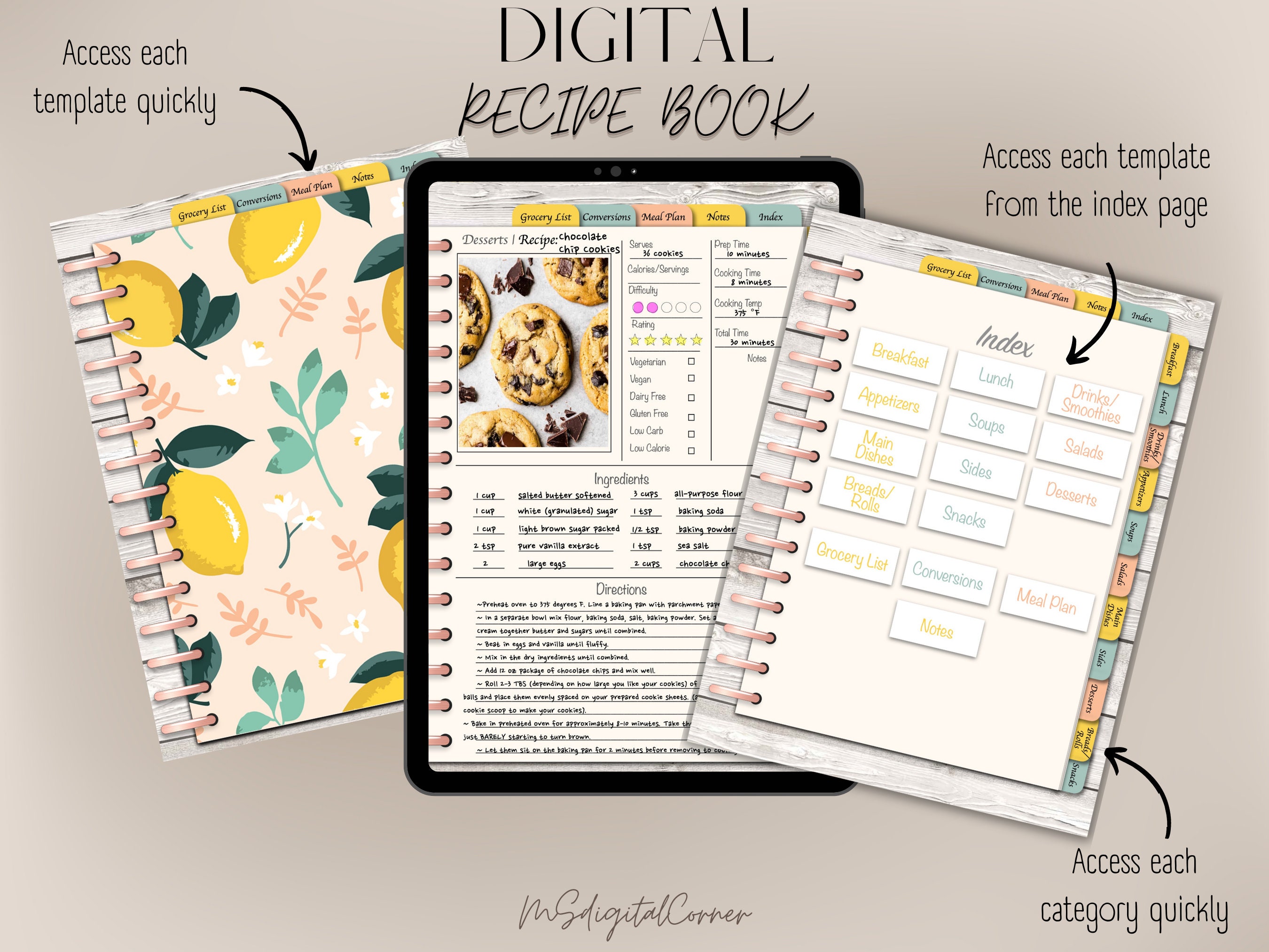 Digital Food Book at Rebecca Bowens blog