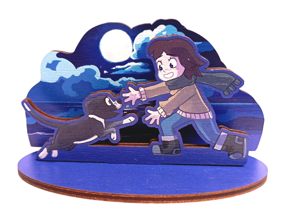 Standee Dog and Little Girl - Etsy