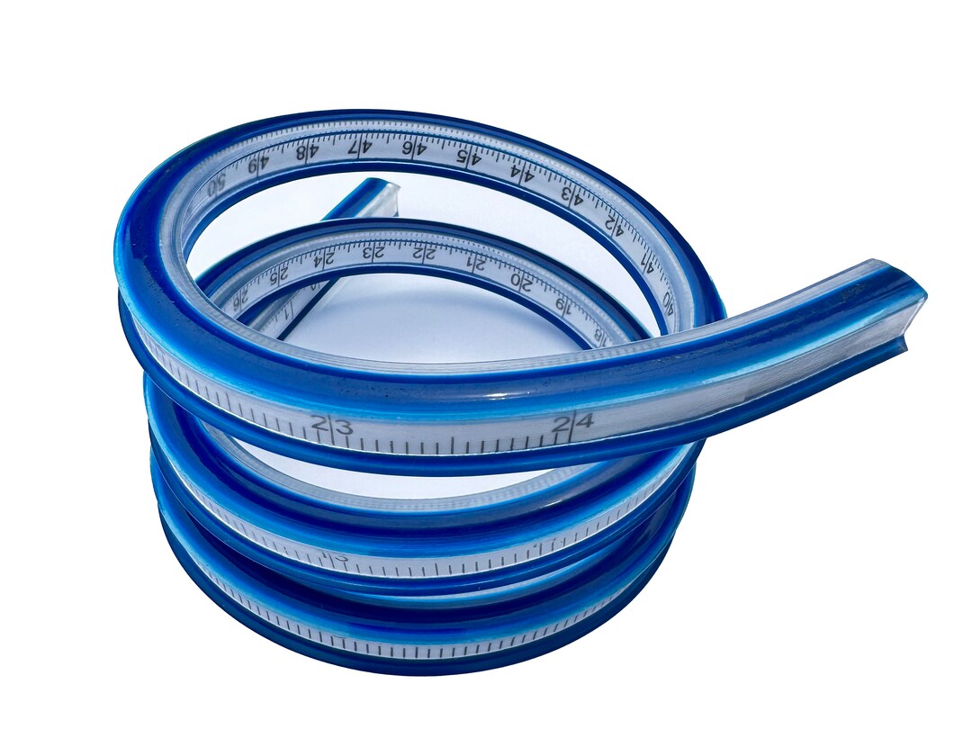 Flexible 24-inch Graduated Curve Ruler - Etsy