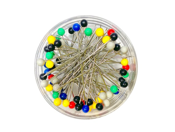 1-3/4 Extra-long Color Ball Pins aproximate 80 Pins | Etsy
