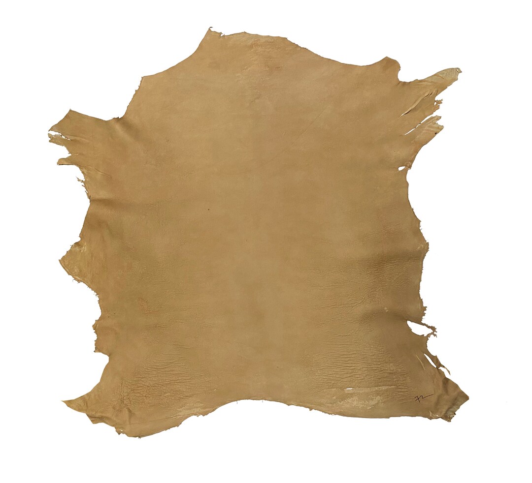 Soft Raw Leather Sheet 30" X 28" Tan Color - Etsy