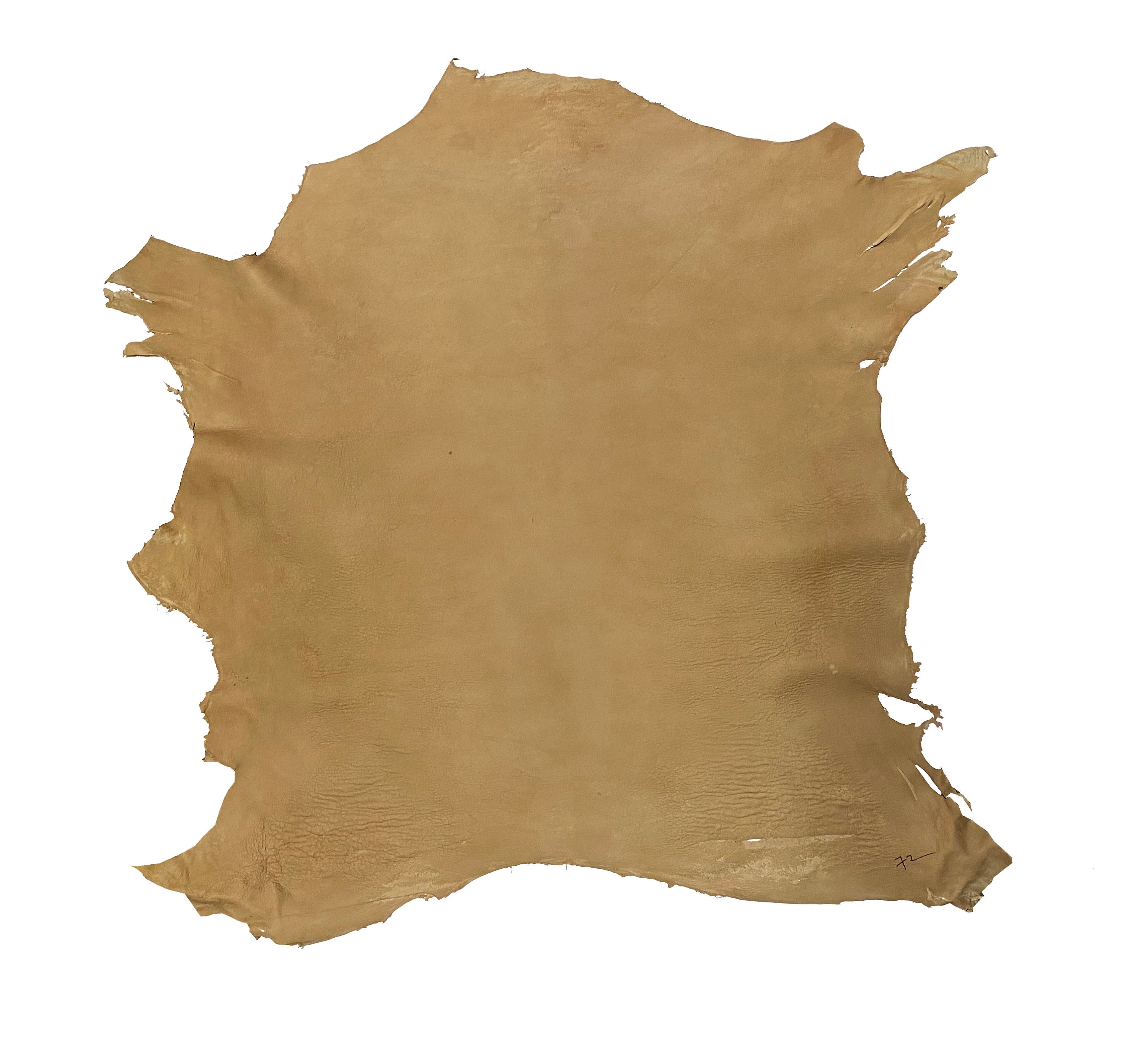 Soft Raw Leather Sheet 30" X 28" Tan Color - Etsy