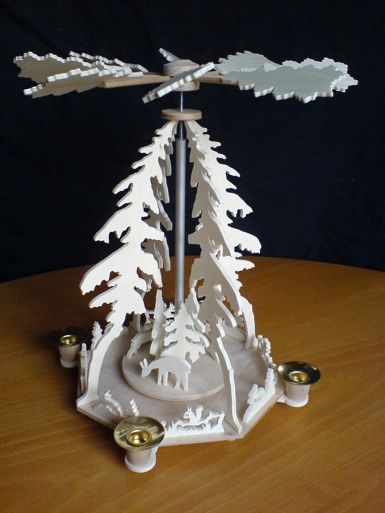 Small Table Pyramid Kit, Fretwork, Wood - Etsy