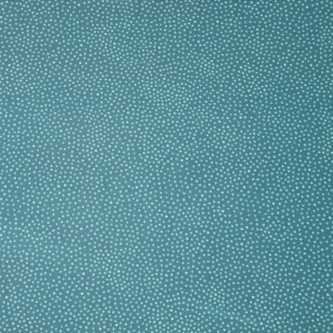 23.20 Eur/meter Emilie Jersey Dots Petrol/turquoise Hilco A - Etsy