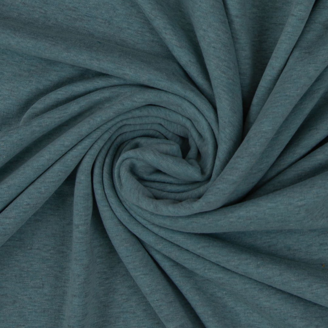 13.90 Eur/meter Mottled Alpine Fleece, Mila, Petrol, 1748, 300g/m2 - Etsy