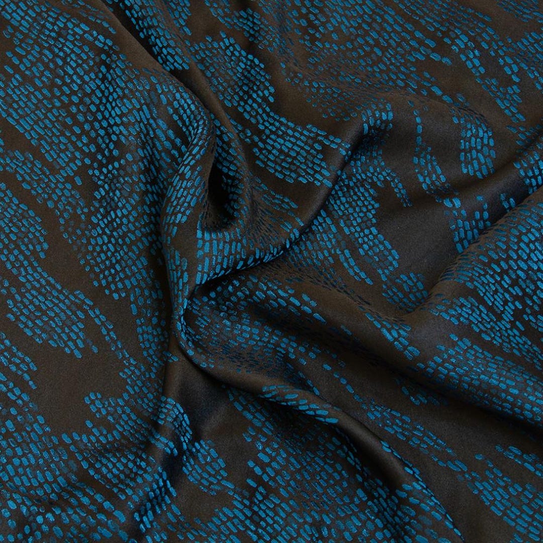 33,90 EUR/m Sofie, Viskose - Webware, Hilco, blau/petrol, E3623/105 ...