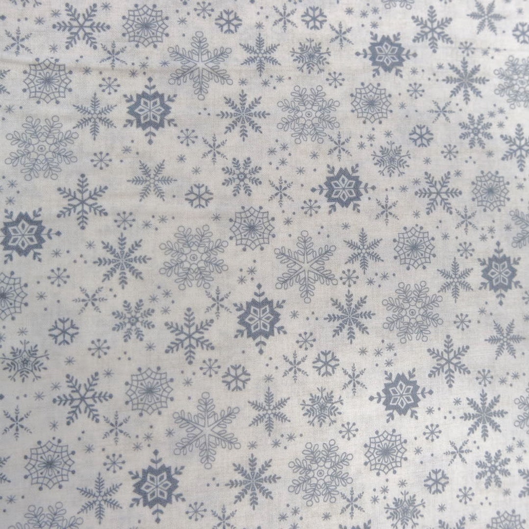 20.90 Eur/meter Scandi 23, Scandi Snowflake by Makower, Grey, K1491/13 ...