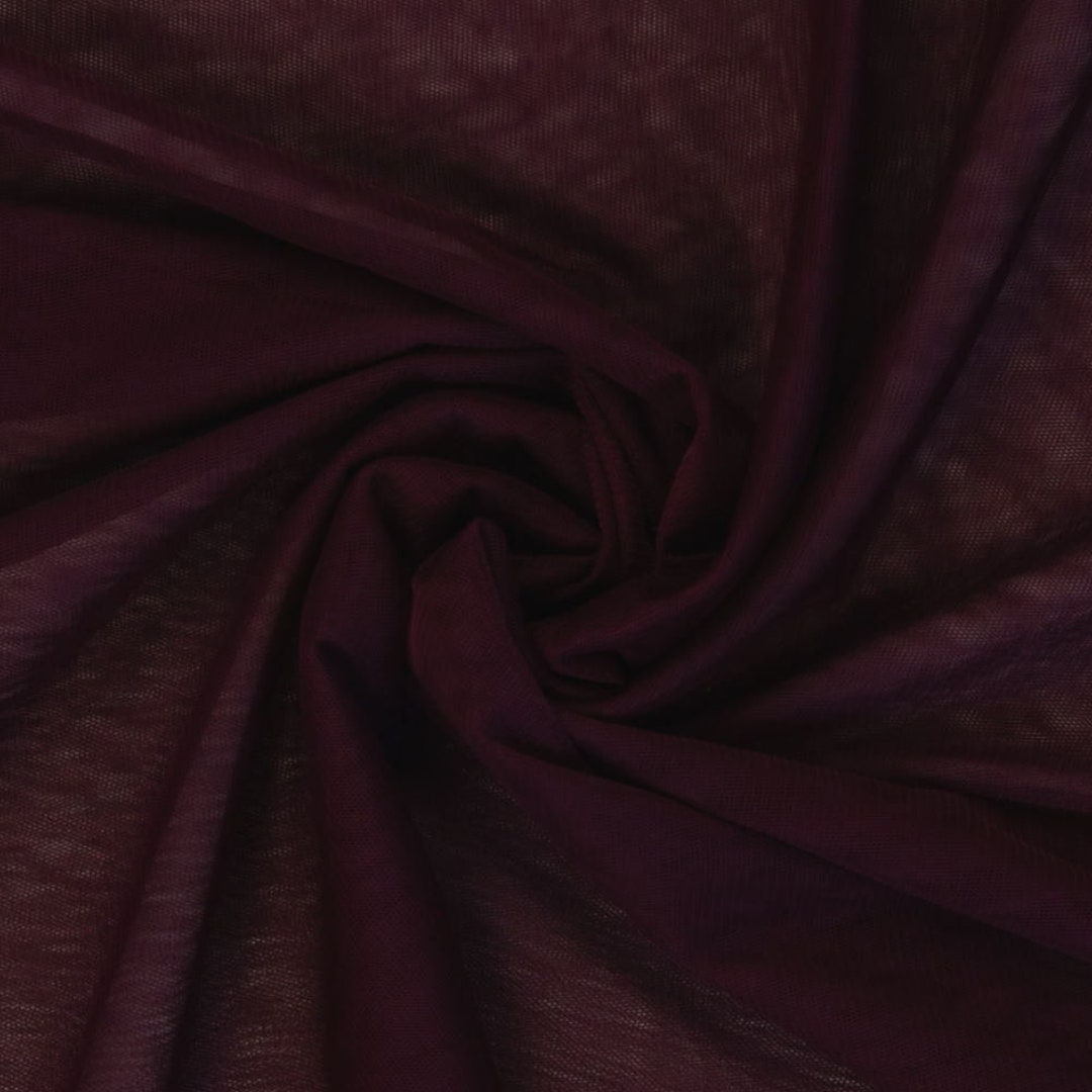 3.00 Eur/m2 Soft Tulle/fine Tulle Bordeaux, B-11-1528, 40g/m2 - Etsy