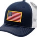 American Flag Enforcer Flex Fit Hat Navy - Etsy