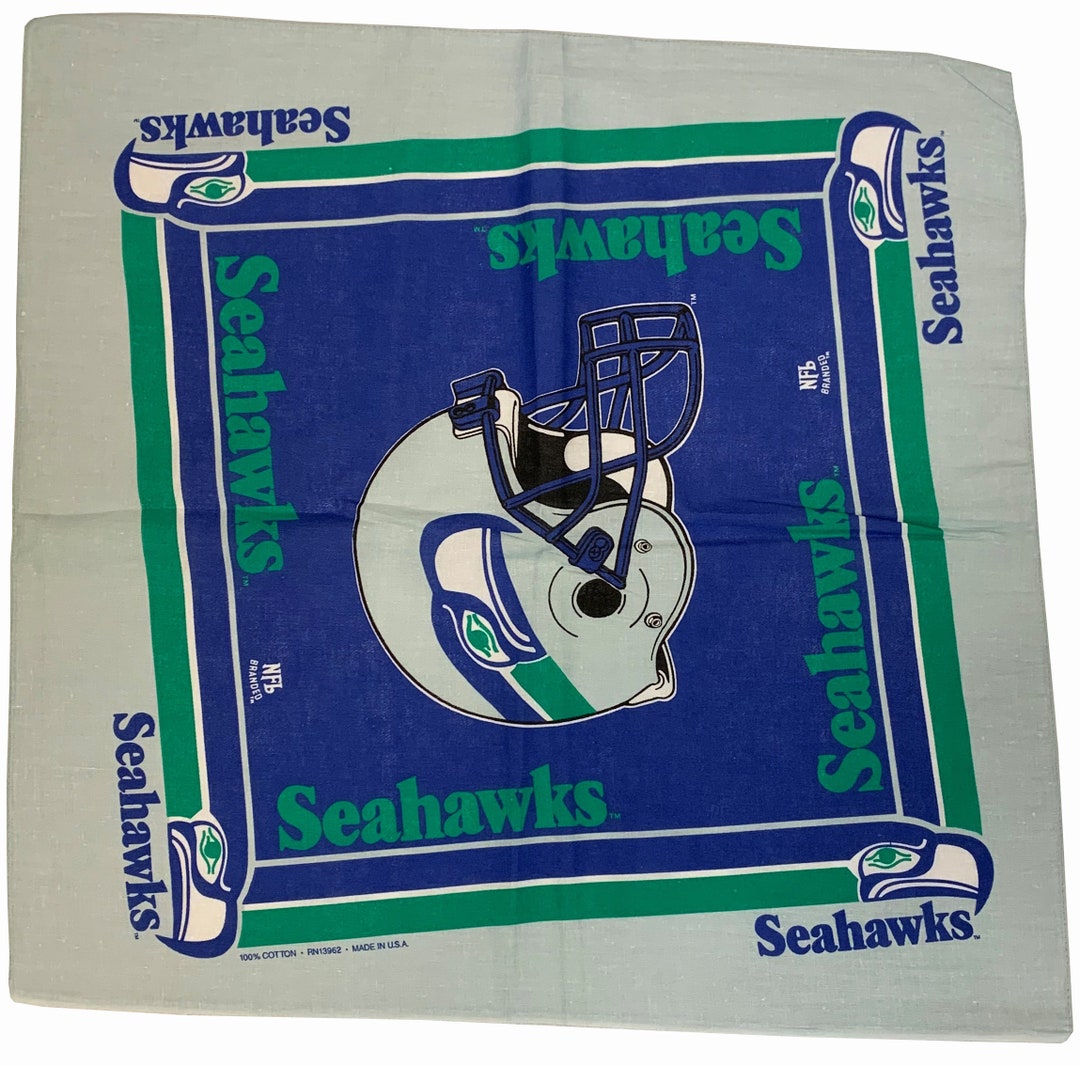 Seattle Seahawks Bandana 22 X 20 - Etsy