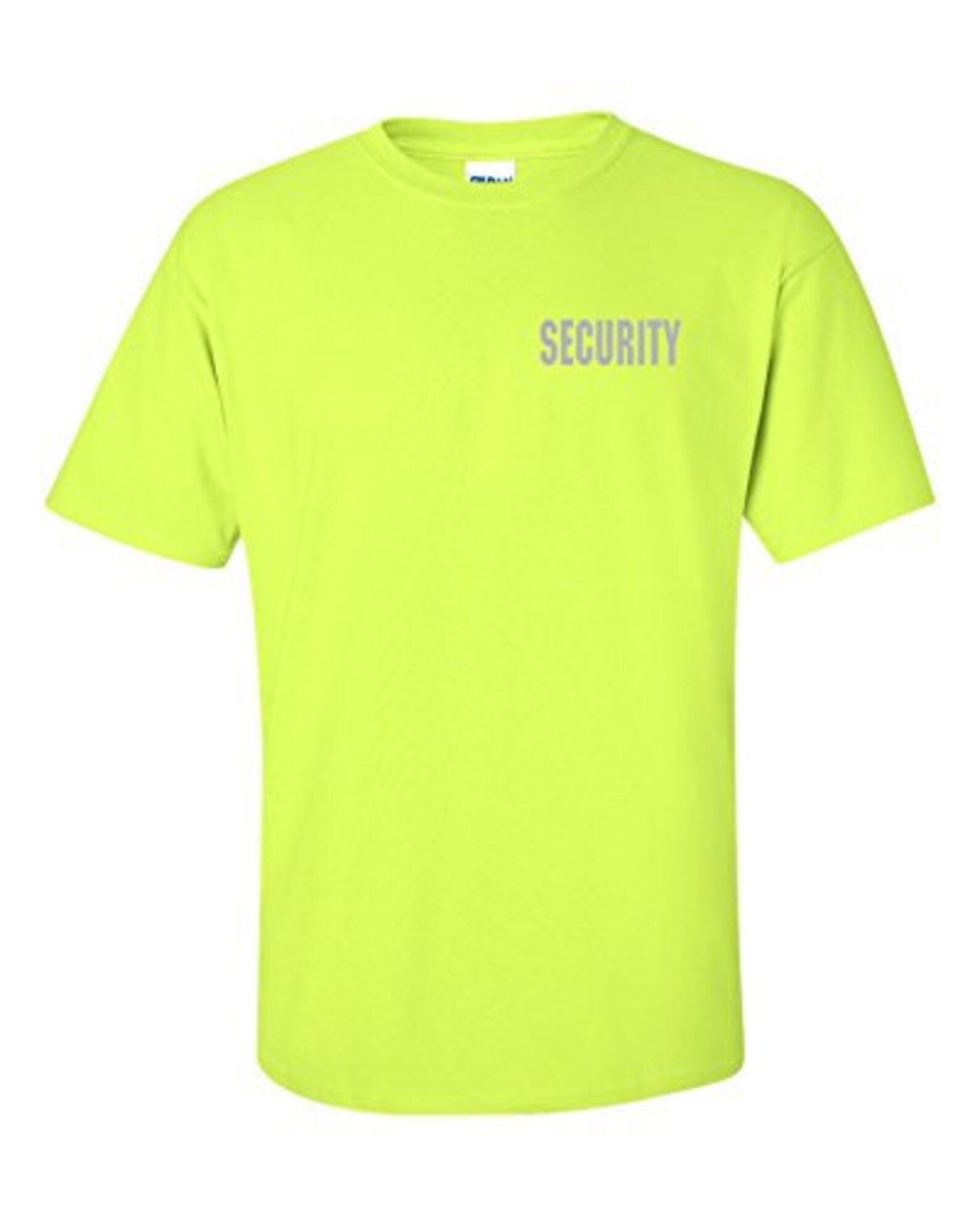 Security Reflective Imprint Front & Back T-shirt - Etsy