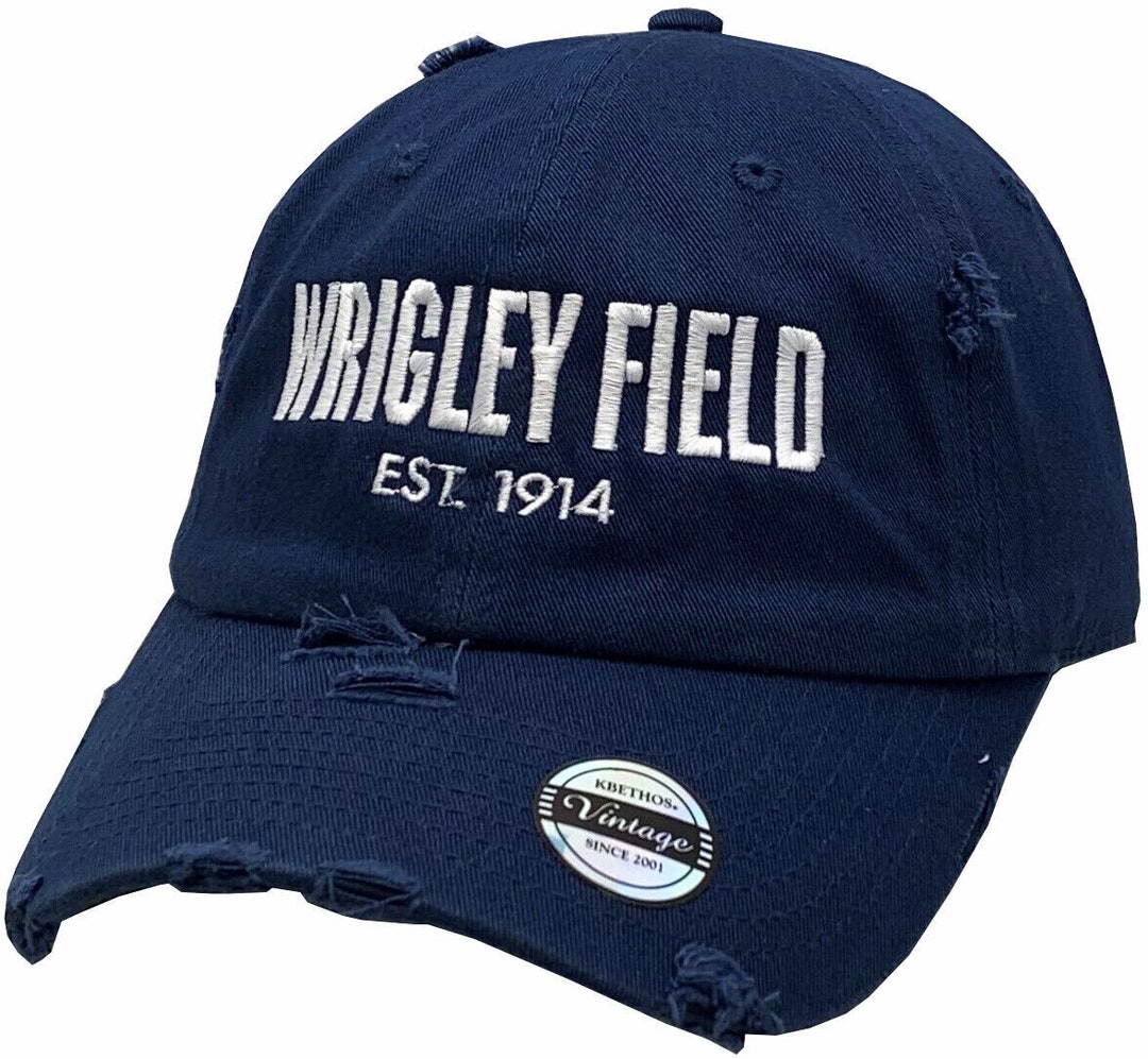Wrigley Field Hat Chicago 1914 Vintage Buckle Back Bold Blue - Etsy