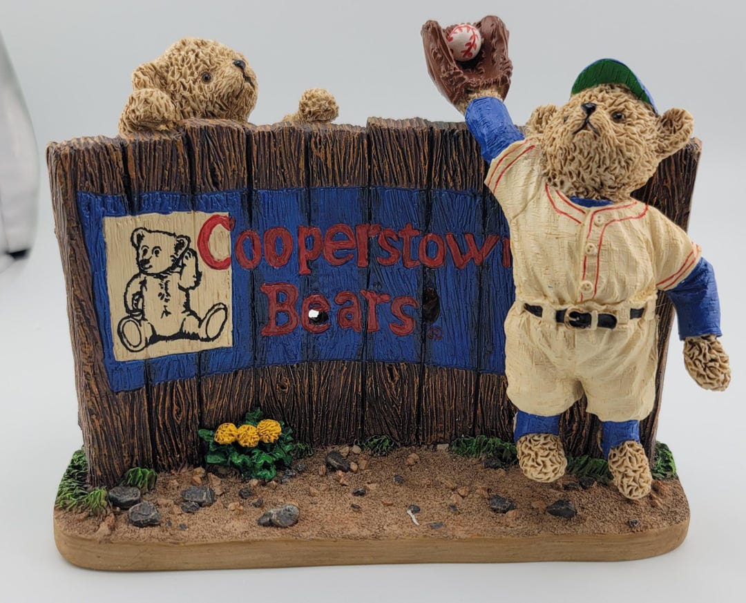 Cooperstown Bears Playin Hooky Ceramic Statue in Gift Box - Etsy