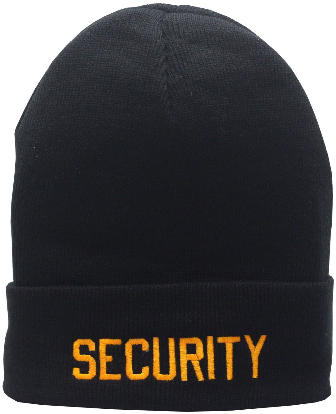 Security Cuffed Knit Hat Gold - Etsy