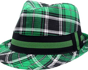 Plaid Fedora | Etsy