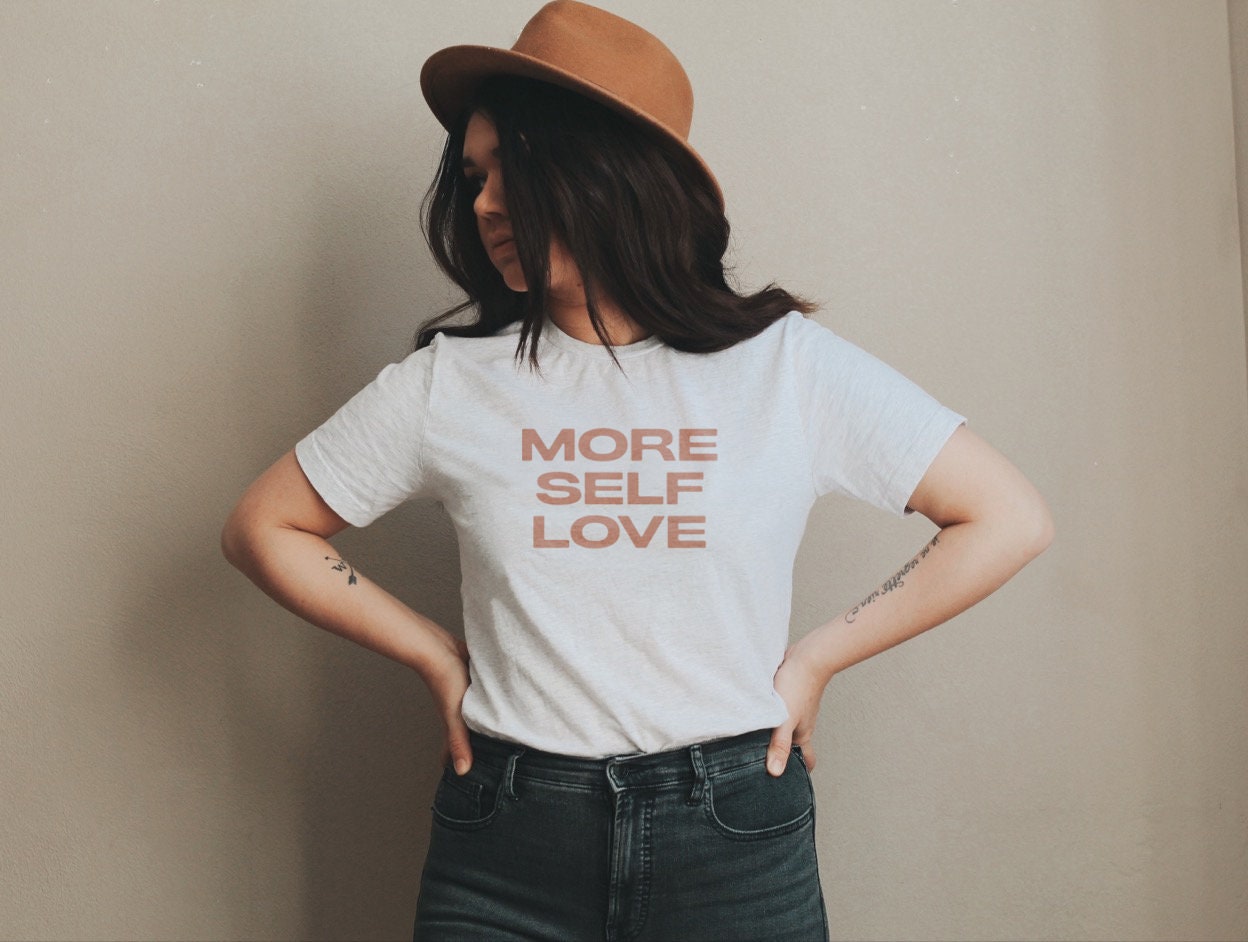 Graphic Tees for Women Body Positive Shirt Self Love T - Etsy