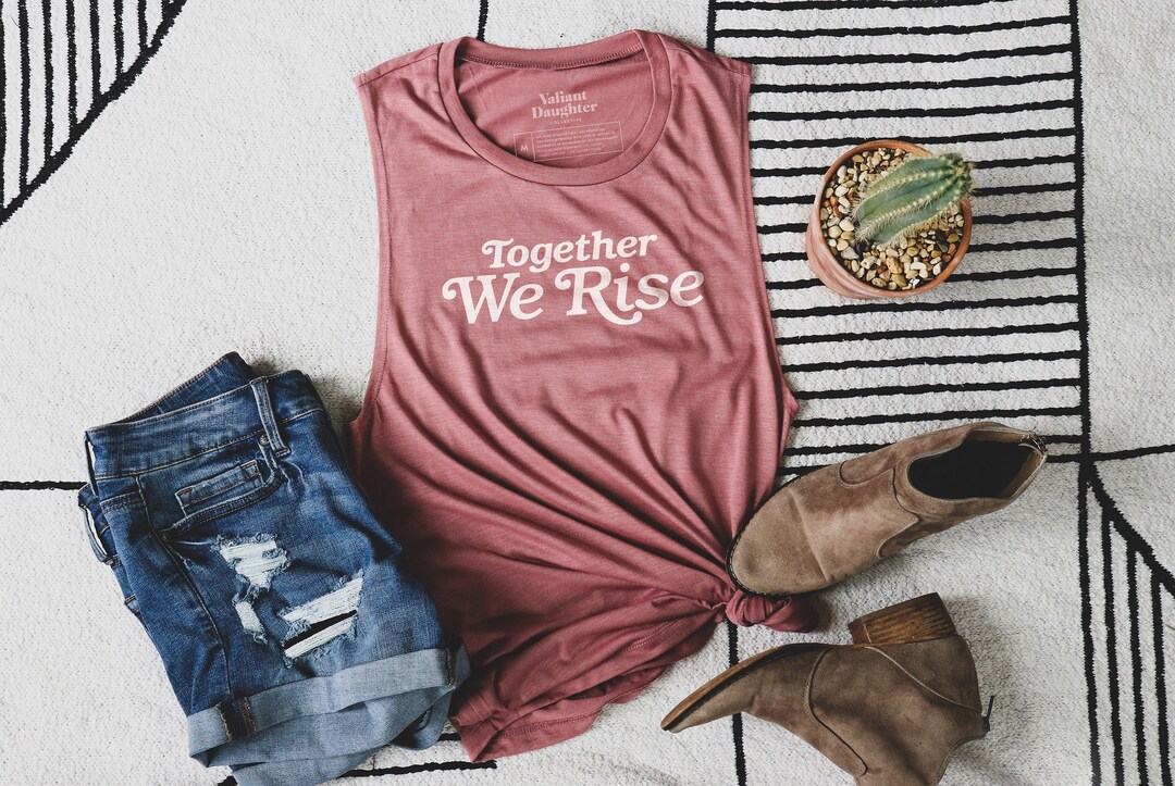 Feminist Tank Top | Together We Rise Protest Tanks, Resist Womens ...