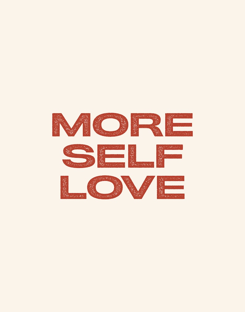 Self Love Art Quote Print Wall Art Prints Self Love Print - Etsy