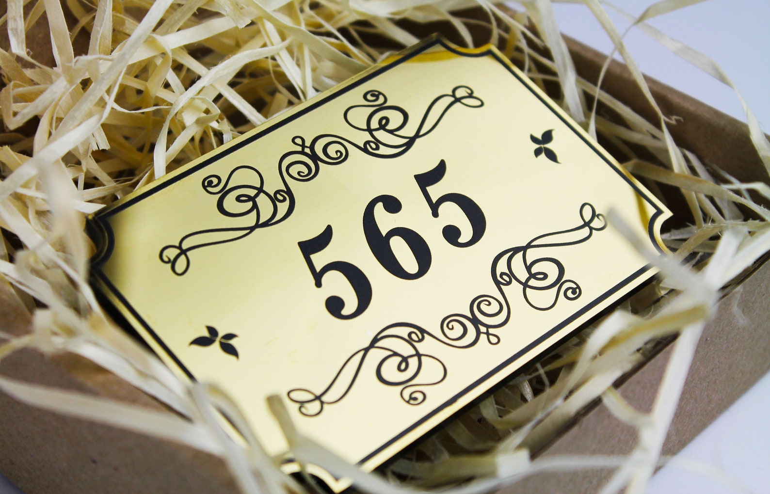 Bsign Hotel Door Number Apartment Door Plaques Gold Door Sign Flat ...