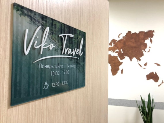 Art & Collectibles Custom Multi-Colour Logo Signs Logo Sign Desk ...