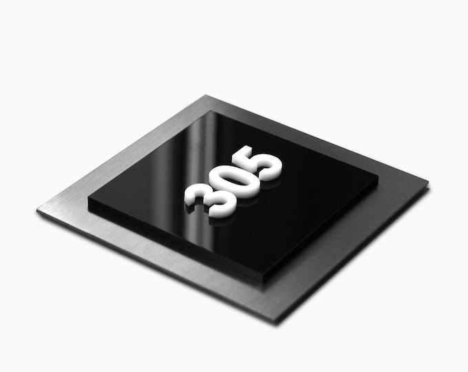 Metal Numbers Door Numbers House Numbers Plaque Room Numbers Steel ...