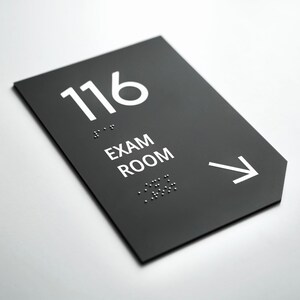 Custom Acrylic Business Sign – Office Door Numbers - Wall Signs for ...