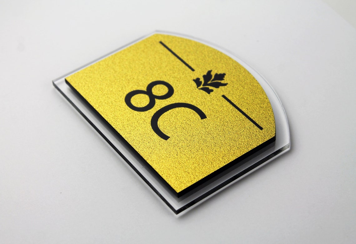 Door Numbers Decal for Door Front Door Sticker Number | Etsy