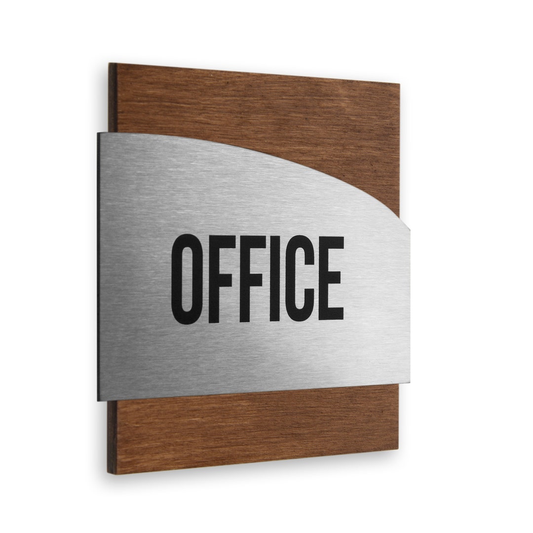 Bsign - Custom Office Door Sign - Personalized Door Plaques - Custom ...