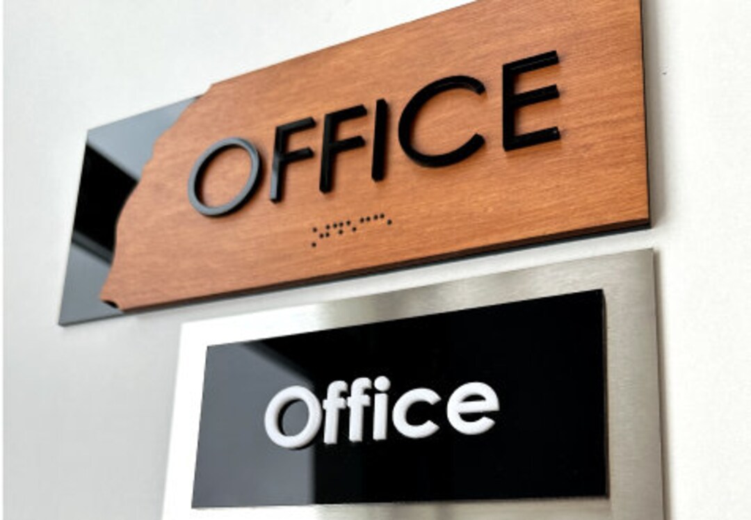 Custom Wooden Door Sign for Office or Wall Room Decor Personalized Room ...