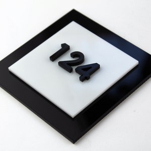 Door Numbers - Decal for Door - Front Door Sticker - Number Plate ...