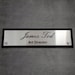 Tabletop Nameplate Sign Acrylic & Stainless Steel. - Etsy
