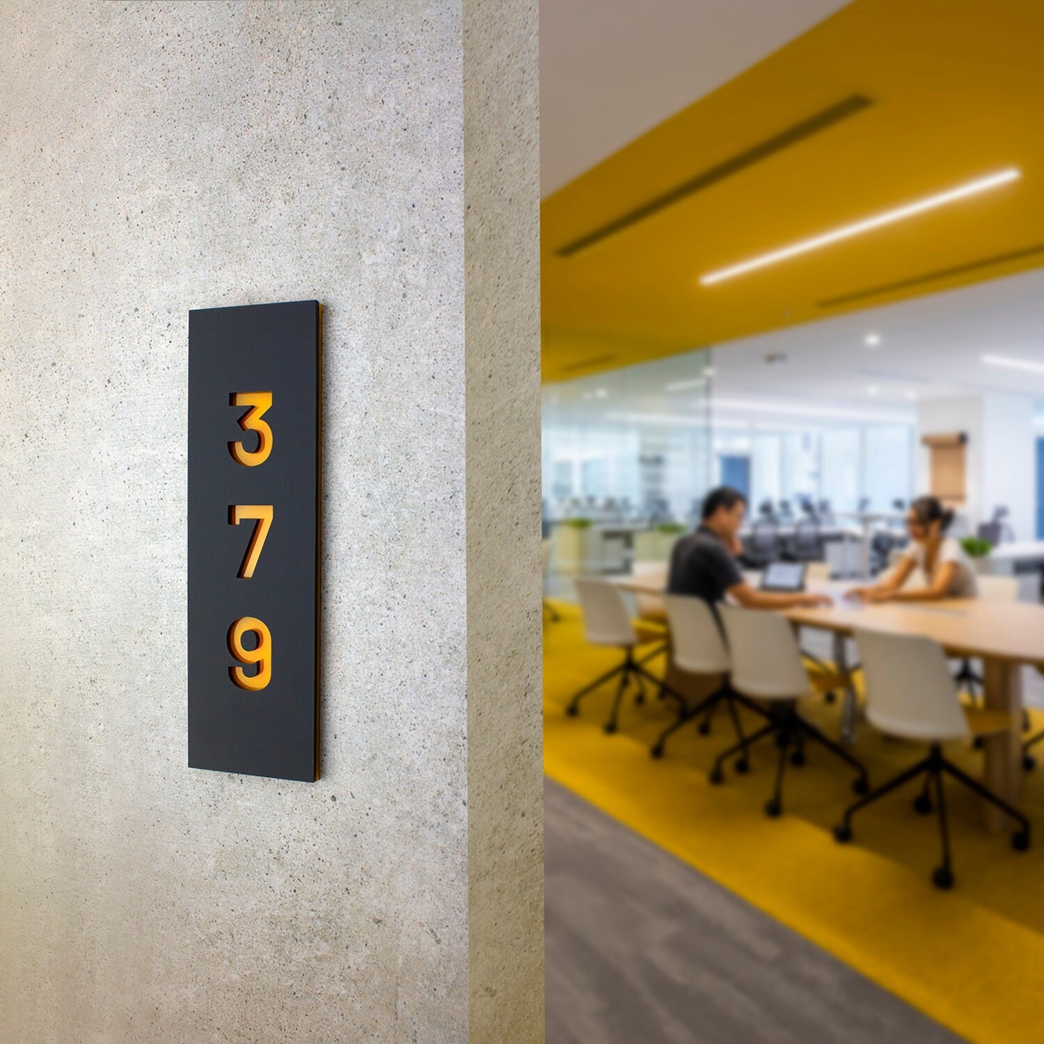 Apartment Room Number Sign Custom Unit Door Sign for Office - Etsy