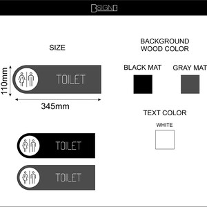 Restroom Signs for Hotel or Office - Wall Apartment Door Numbers, Unit ...