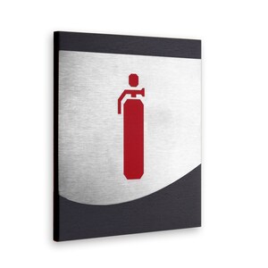 Bsign - Fire Extinguisher Sign - Safety Extinguisher Plate - Warning ...