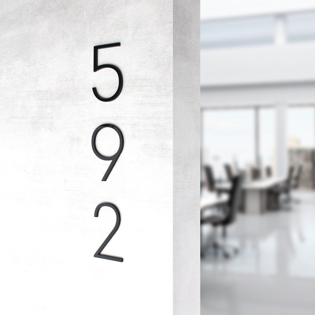 Bsign - Door Numbers Signs - Apartment Wall Numbers - Apartment Number ...