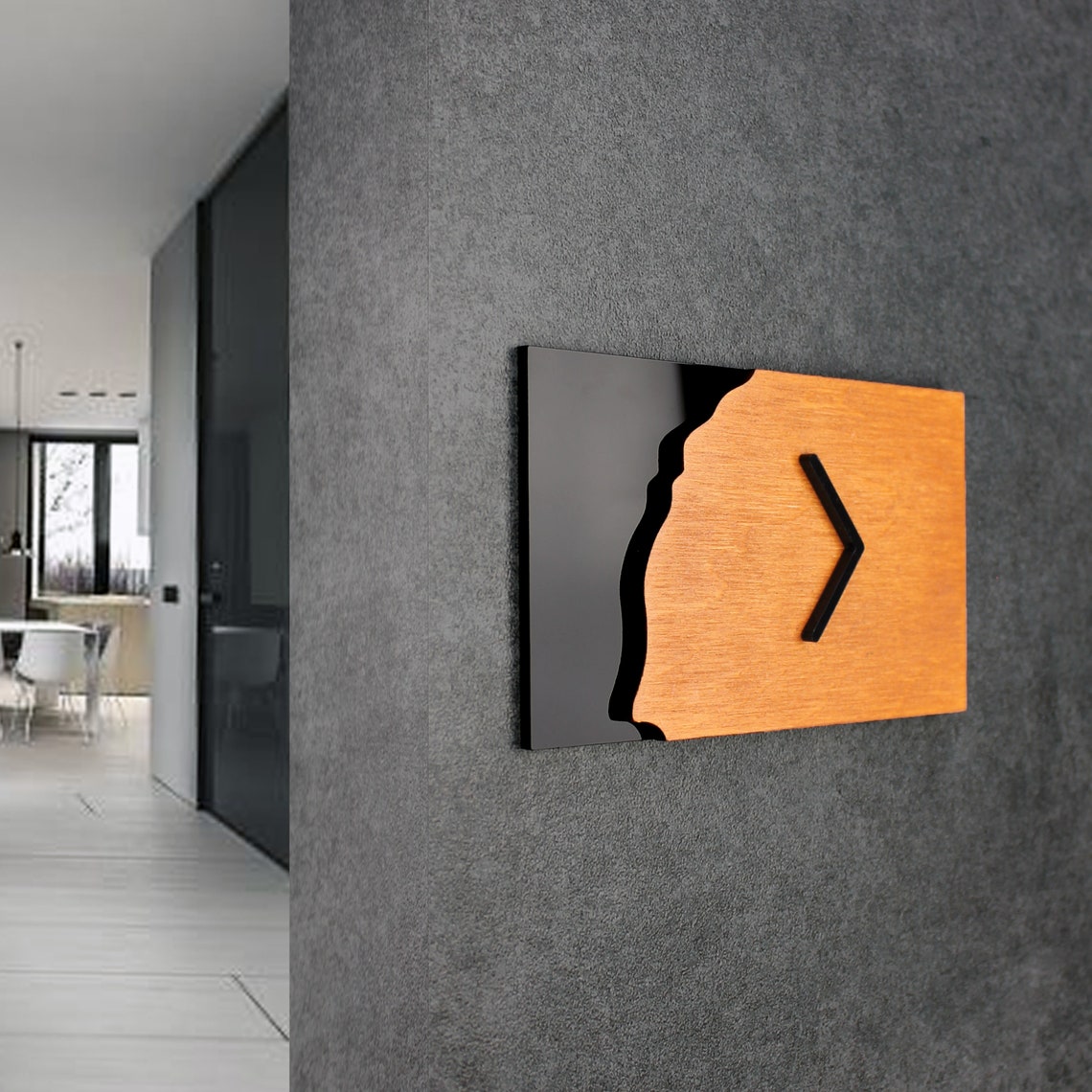 Bsign - Custom Wood Signs - Office Door Signage - Pictogram Wall Plate ...