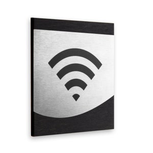Free Wifi Sign Guest Wi-fi Signage Wi Fi Available Plate - Etsy