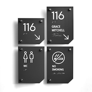 Unique Restroom Sign - Personalized Acrylic Toilet Plaque - All Gender ...