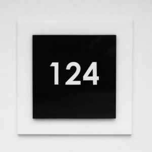 Door Numbers - Decal for Door - Front Door Sticker - Number Plate ...