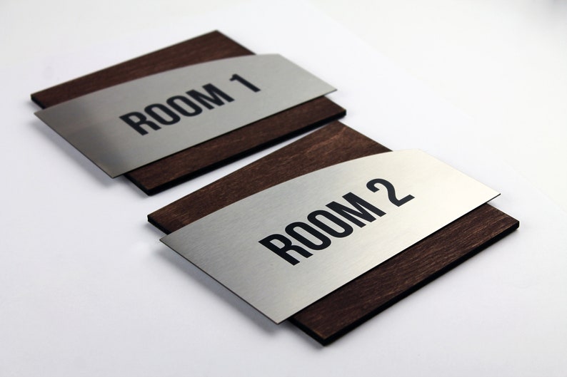 Bsign - Door Number Sign - Modern Exam Room Numbers - Apartment Door ...