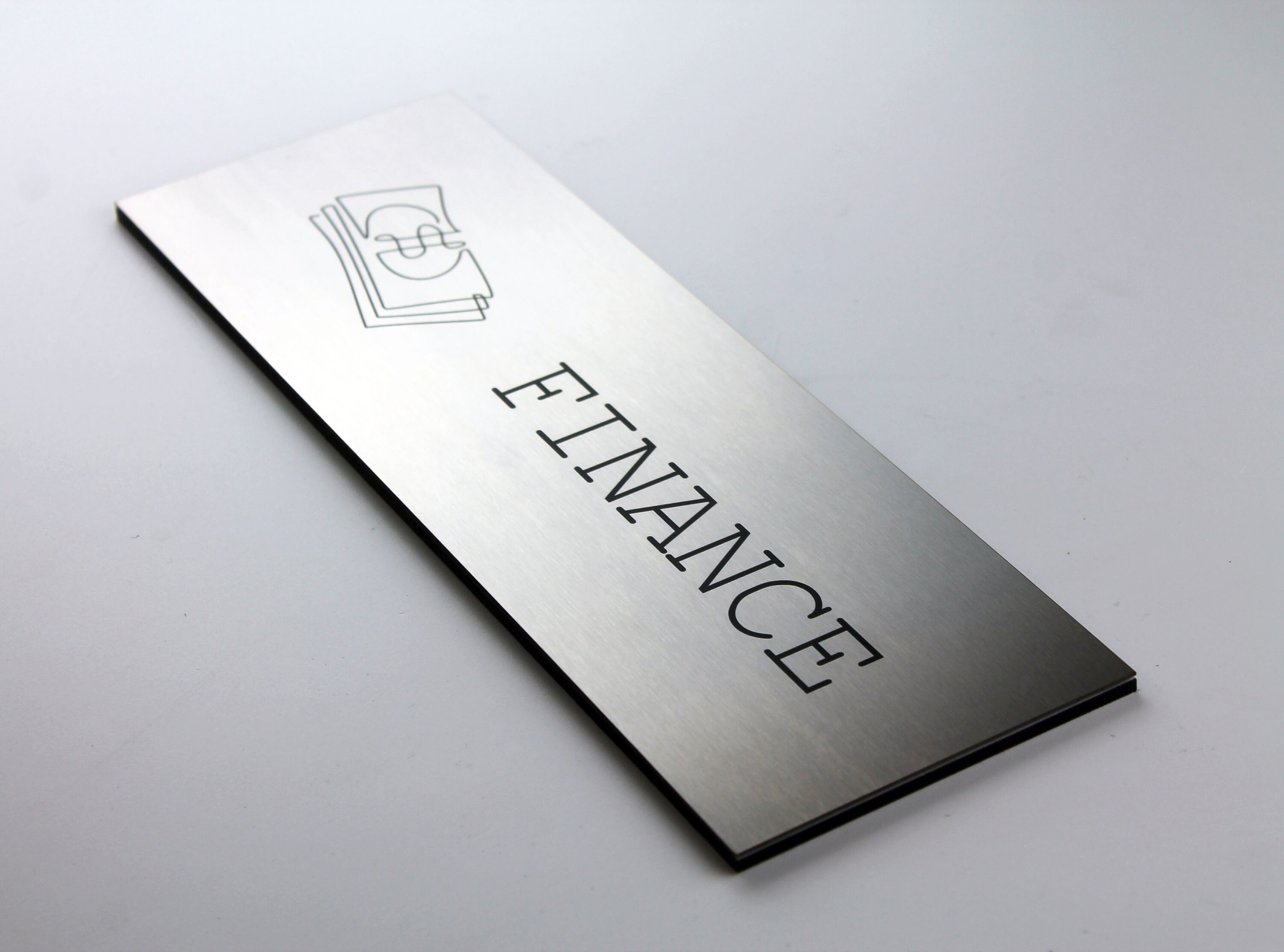 Bsign - Modern Metal Custom Sign for Office - Personalized Wall Door ...