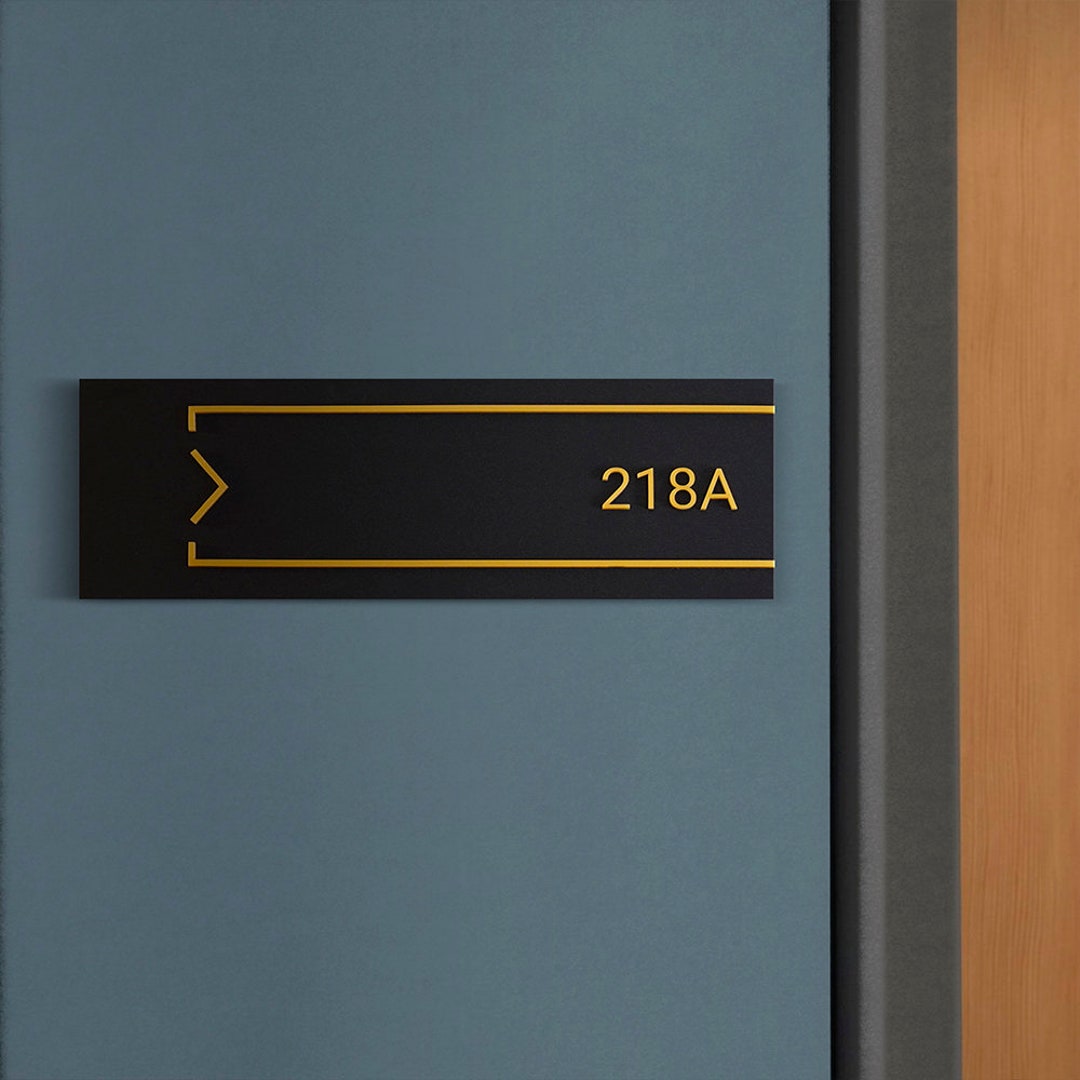 Apartment Door Number, Room Door Numbers, Plate for Door Number, Number ...