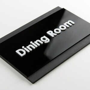 Bsign - Acrylic Business Sign, Media Room Sign, Dining Room Sign, North ...