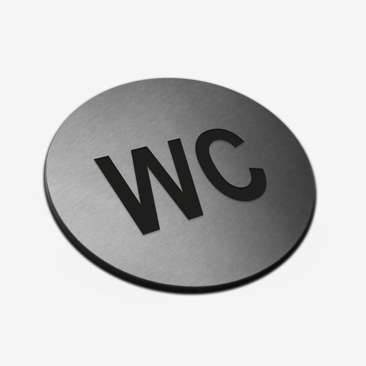 Bsign - Metal Sign Restroom Sign Sticker - Stainless Steel Decals ...