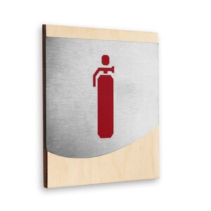 Bsign - Fire Extinguisher Sign - Safety Extinguisher Plate - Warning ...