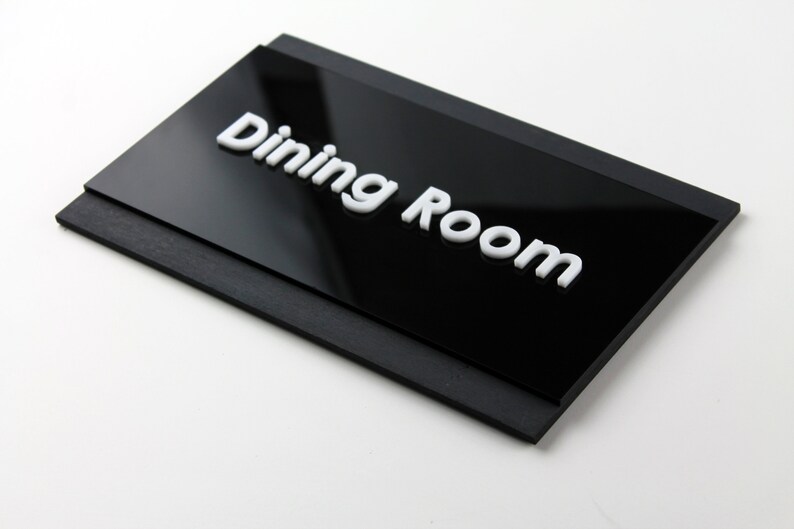 Bsign - Acrylic Business Sign, Media Room Sign, Dining Room Sign, North ...